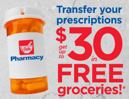 Cub Foods: $10 Coupon with Prescription Transfer - Thrifty Minnesota