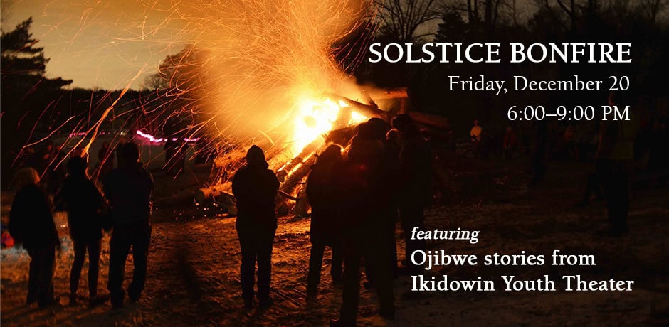 Winter Solstice Bonfire at the Belwin Conservancy - Thrifty Minnesota