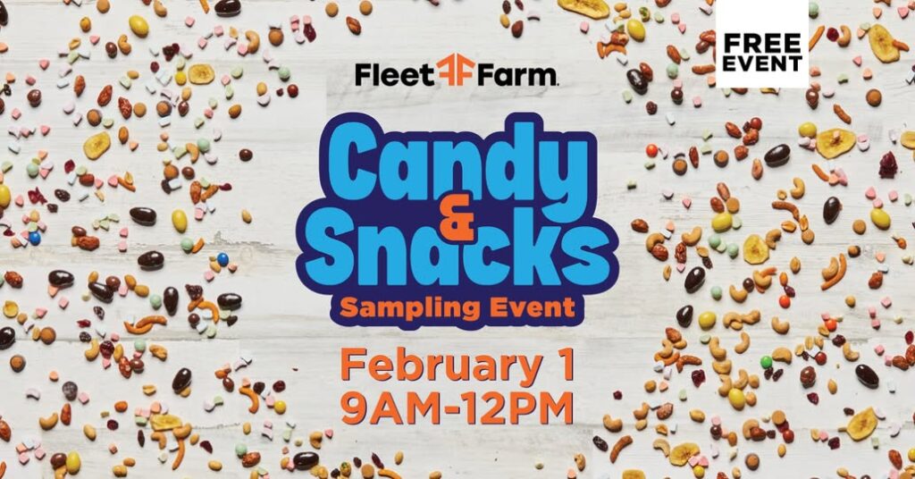 Fleet Farm Candy & Snacks Sampling Day - Thrifty Minnesota