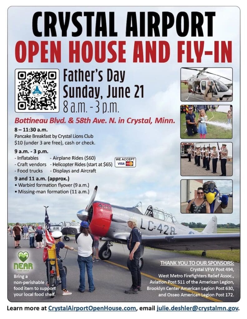 Crystal Airport Open House and Fly-In - Thrifty Minnesota
