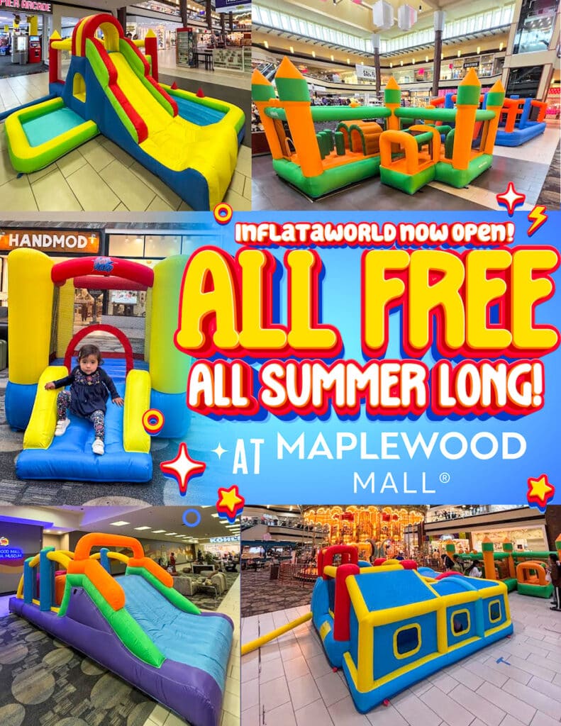 Inflataworld Now Open at Maplewood Mall - Thrifty Minnesota